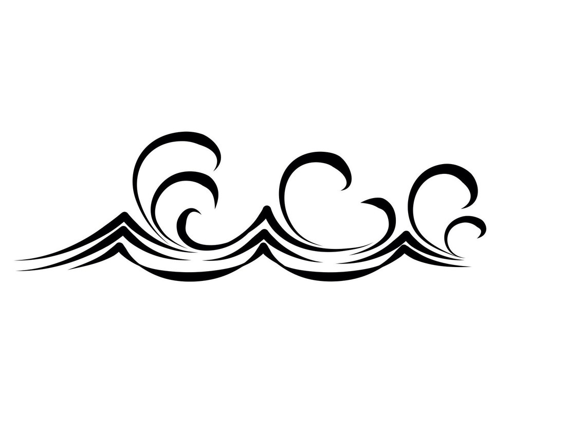Wave Svg Ocean Wave Svg Png Dxf Eps Water Wave Svg Wave Clipart Wave ...