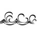 Vague svg océan vague svg png dxf eps vague d'eau svg vague clipart ...