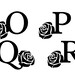 Floral Font Alphabet Rose Svg Png Flower Monogram Svg Wedding Font ...
