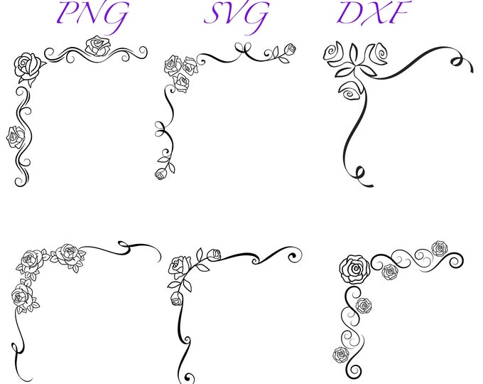 Heart Border Svg Png Heart Logo Design Elements Wedding Heart Svg Swirl ...