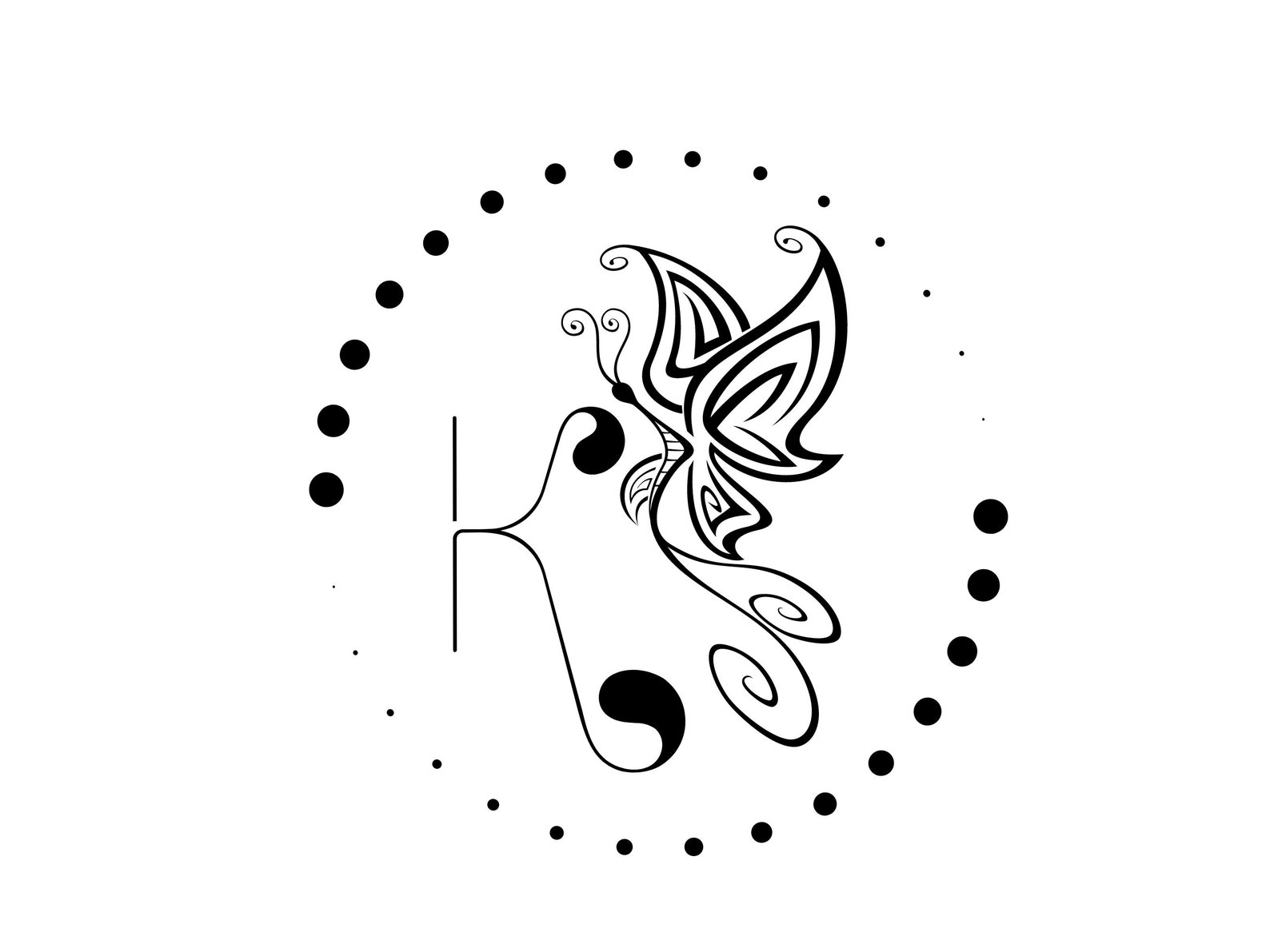 Butterfly Font Svg Png Butterfly Alphabet Fancy Monogram Font Butterfly ...