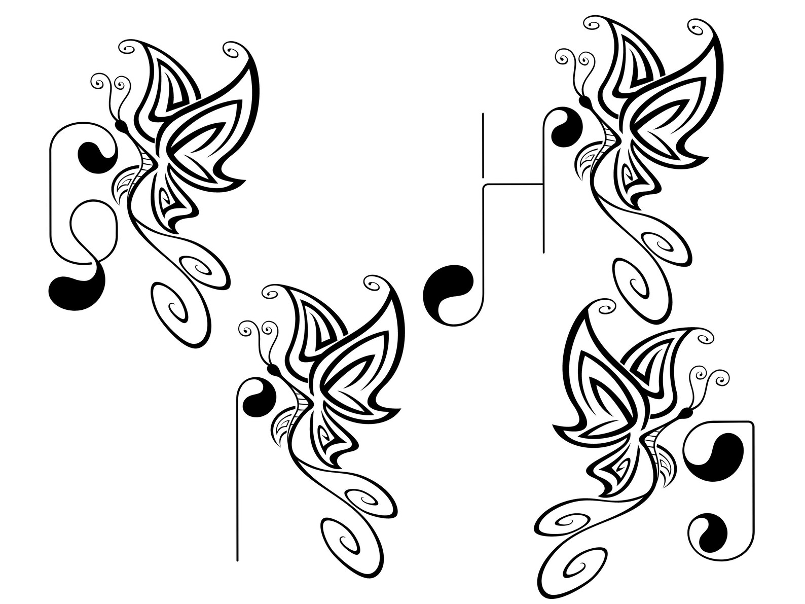 Butterfly Font Svg Png Butterfly Alphabet Fancy Monogram Font Butterfly ...