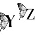 Butterfly Monogram Font Svg Png Butterfly Alphabet Embroidery Monogram ...