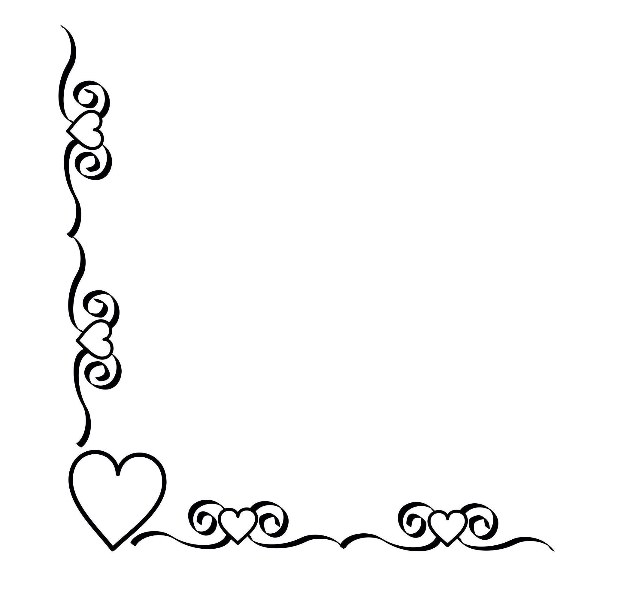Svg Corner Heart Bundle Border Svg Design Elements Decorative Corners ...