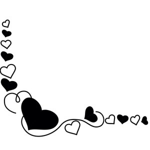 Svg Corner Heart Bundle Border Svg Design Elements Decorative Corners ...