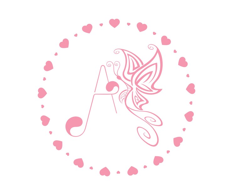 Butterfly Font Svg Png Butterfly Alphabet Fancy Monogram Font Butterfly ...