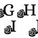 Floral Font Alphabet Rose Svg Png Flower Monogram Svg Wedding Font ...