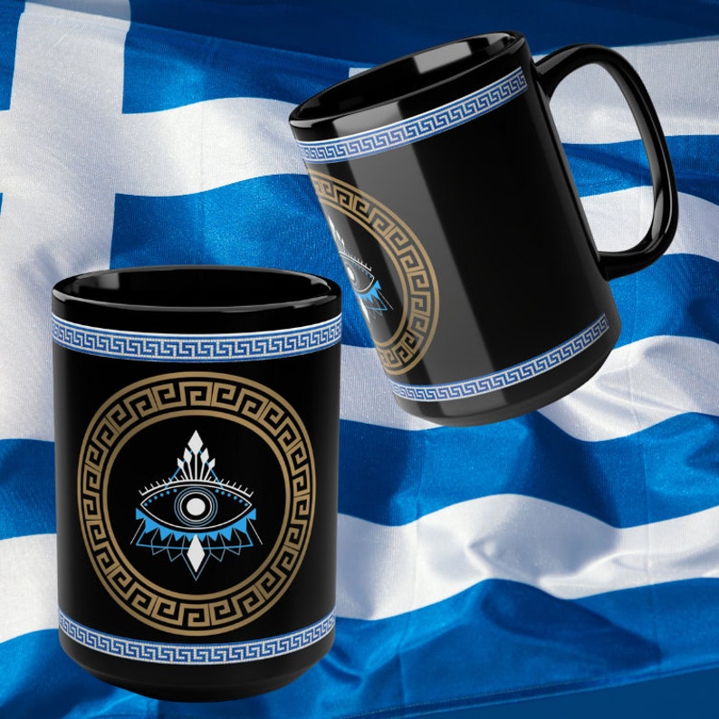 Greek Coffee Mug, Cute Coffee Mug, Coffee Cup, Greek Teacher Gift ...