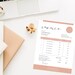 Editable Invoice Template Printable Order Form Invoice Boho - Etsy
