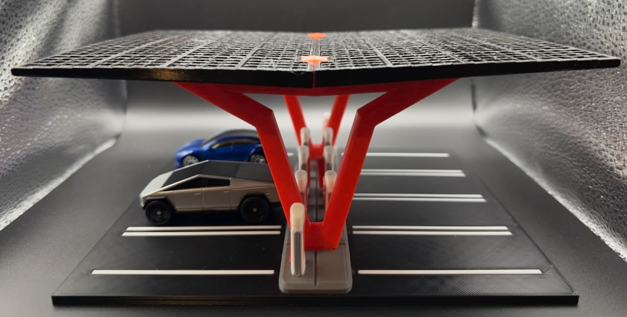 New Updated Tesla Supercharger Matchbox/hotwheels Charging Station With ...