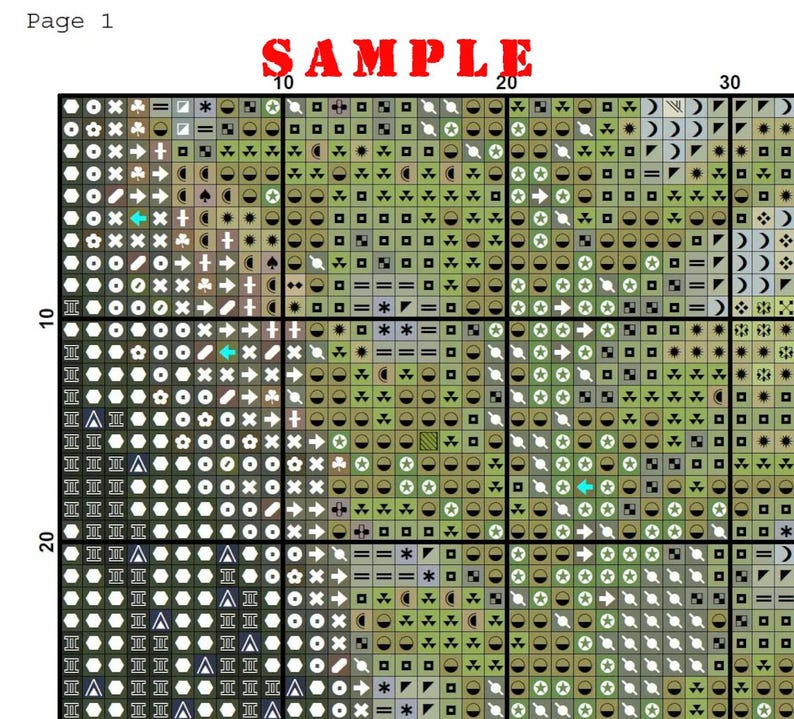 Winter Farm 5 - Counted Cross Stitch Patterns - Printable Chart PDF ...