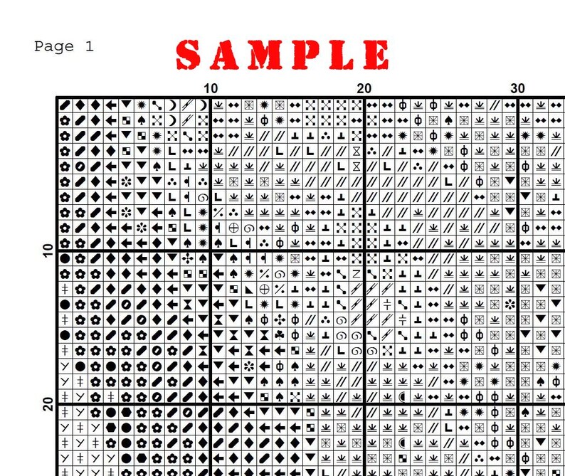 Winter Farm 5 - Counted Cross Stitch Patterns - Printable Chart PDF ...