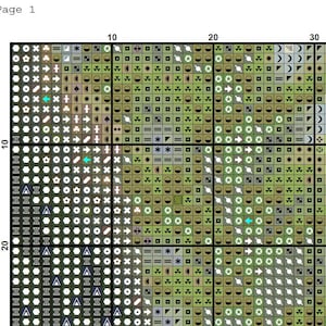 Summer Geraniums - Counted Cross Stitch Patterns - Printable Chart PDF ...