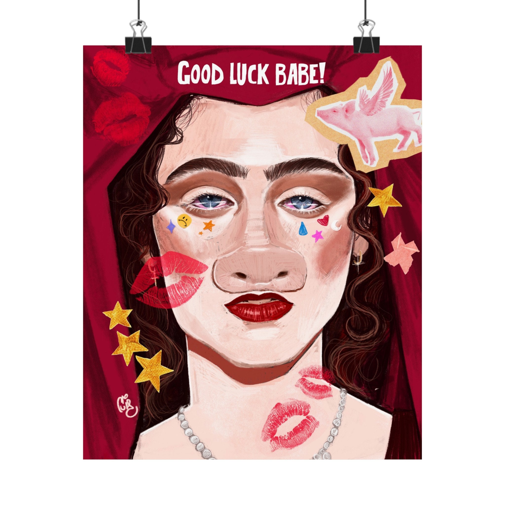 Good Luck Babe 9x11 Matte Vertical Posters - Etsy
