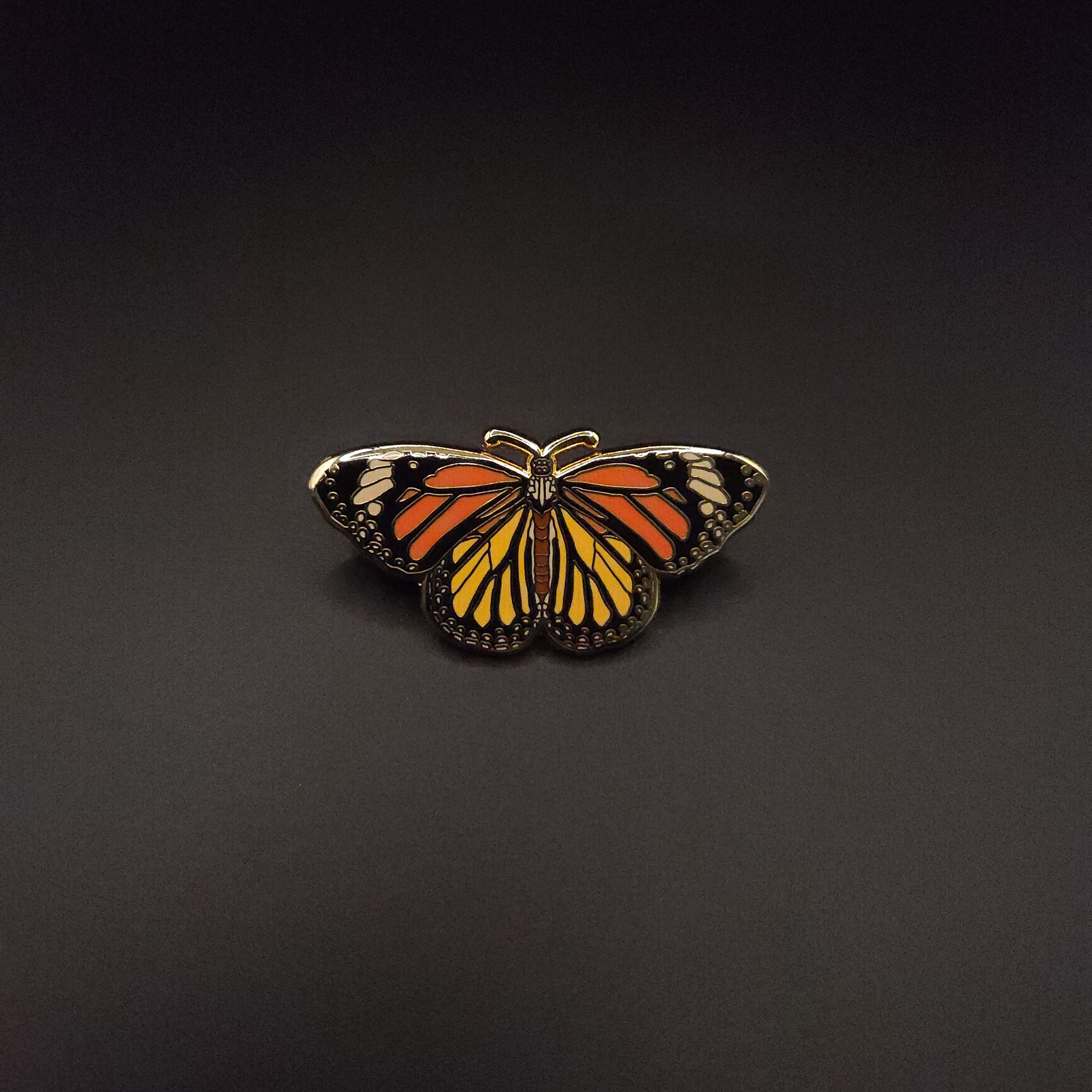 Monarch Butterfly - Danaus Plexippus - Enamel Collector Pin - Etsy