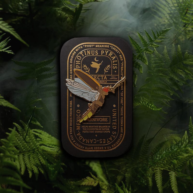 Firefly Pin - Etsy