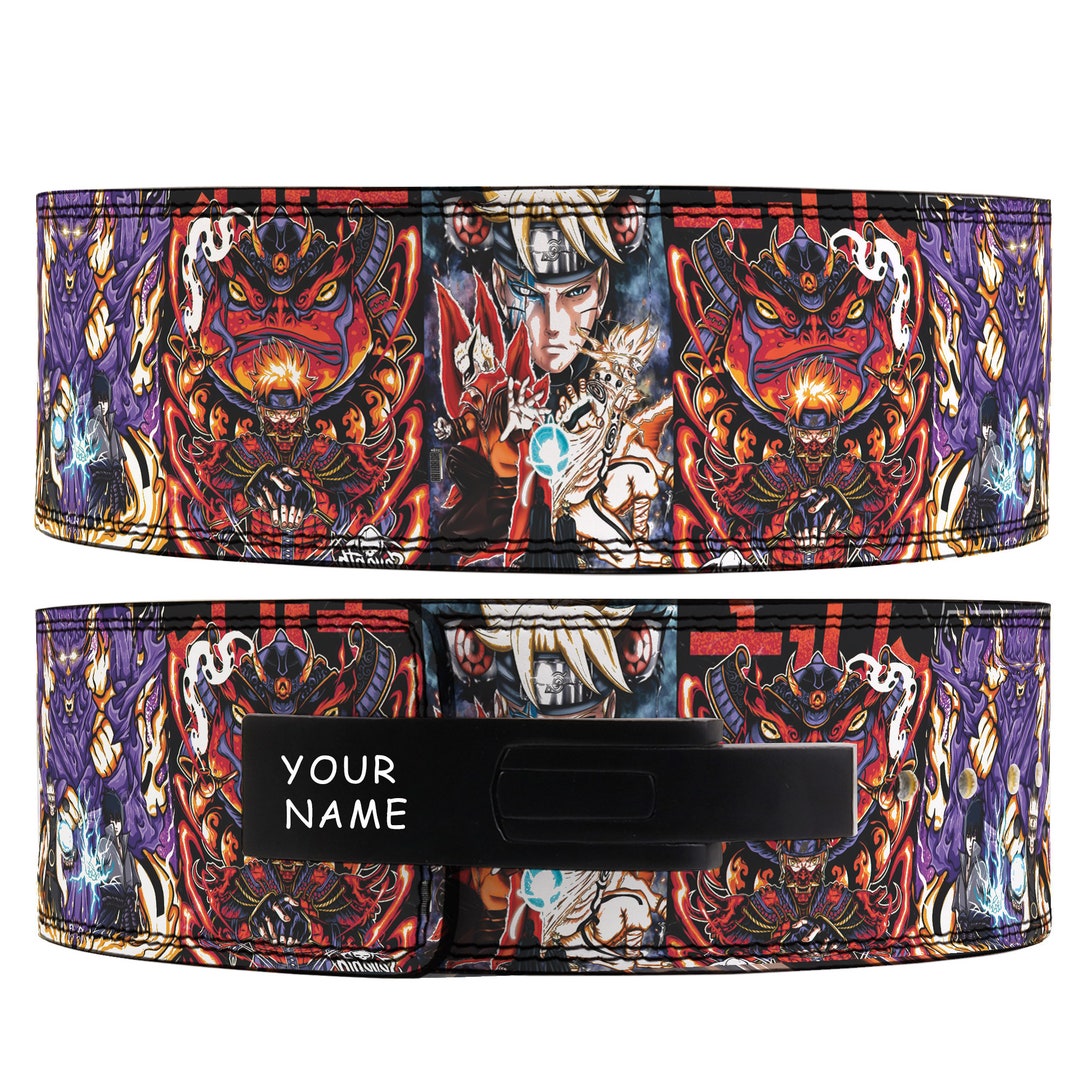 Naruto Anime Lever Lifting Belt Powerlifting Anime Belt Weightlifting ...