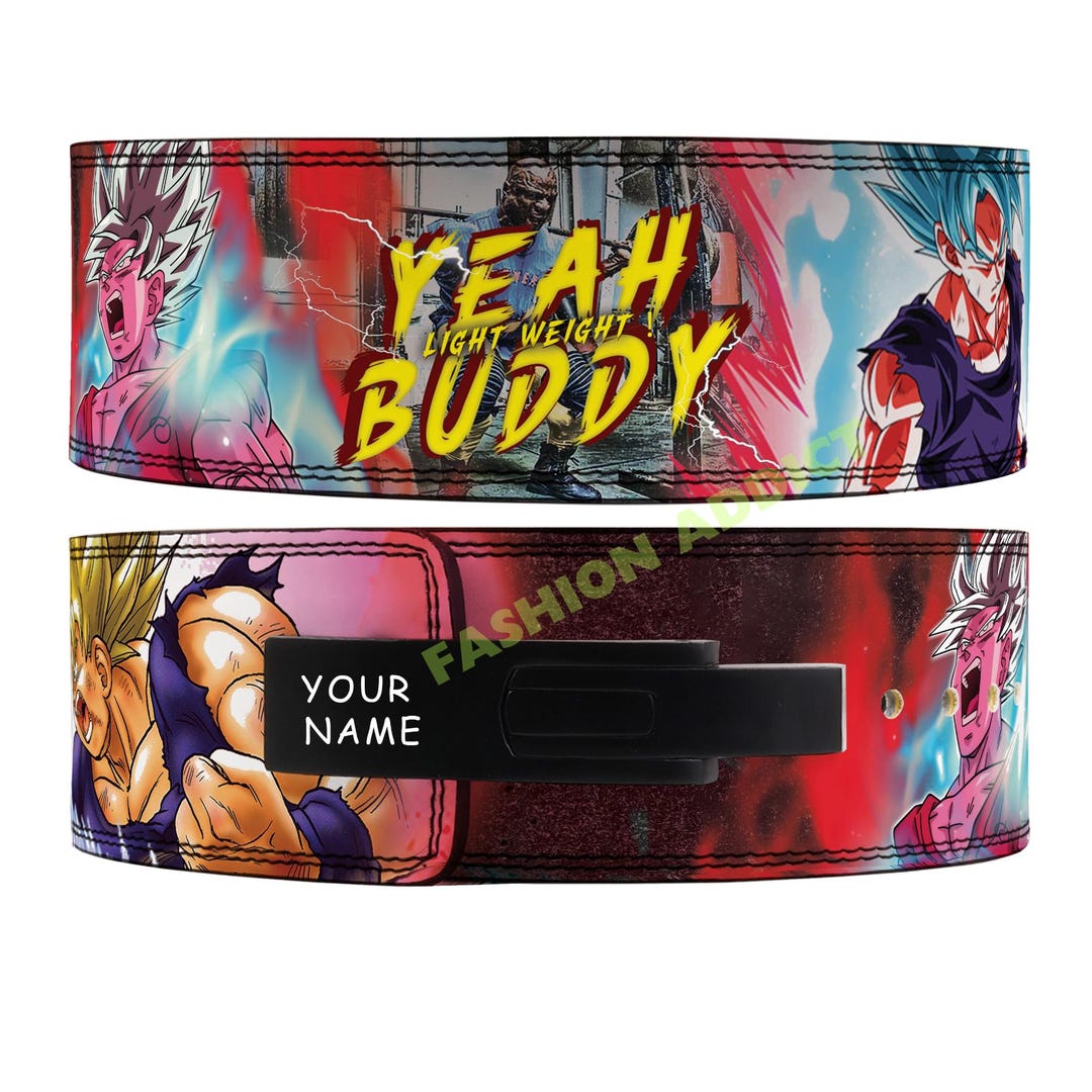 Goku Anime Belt Goku Ultra Instinct Belt Powerlifting Custom Lever Belt ...