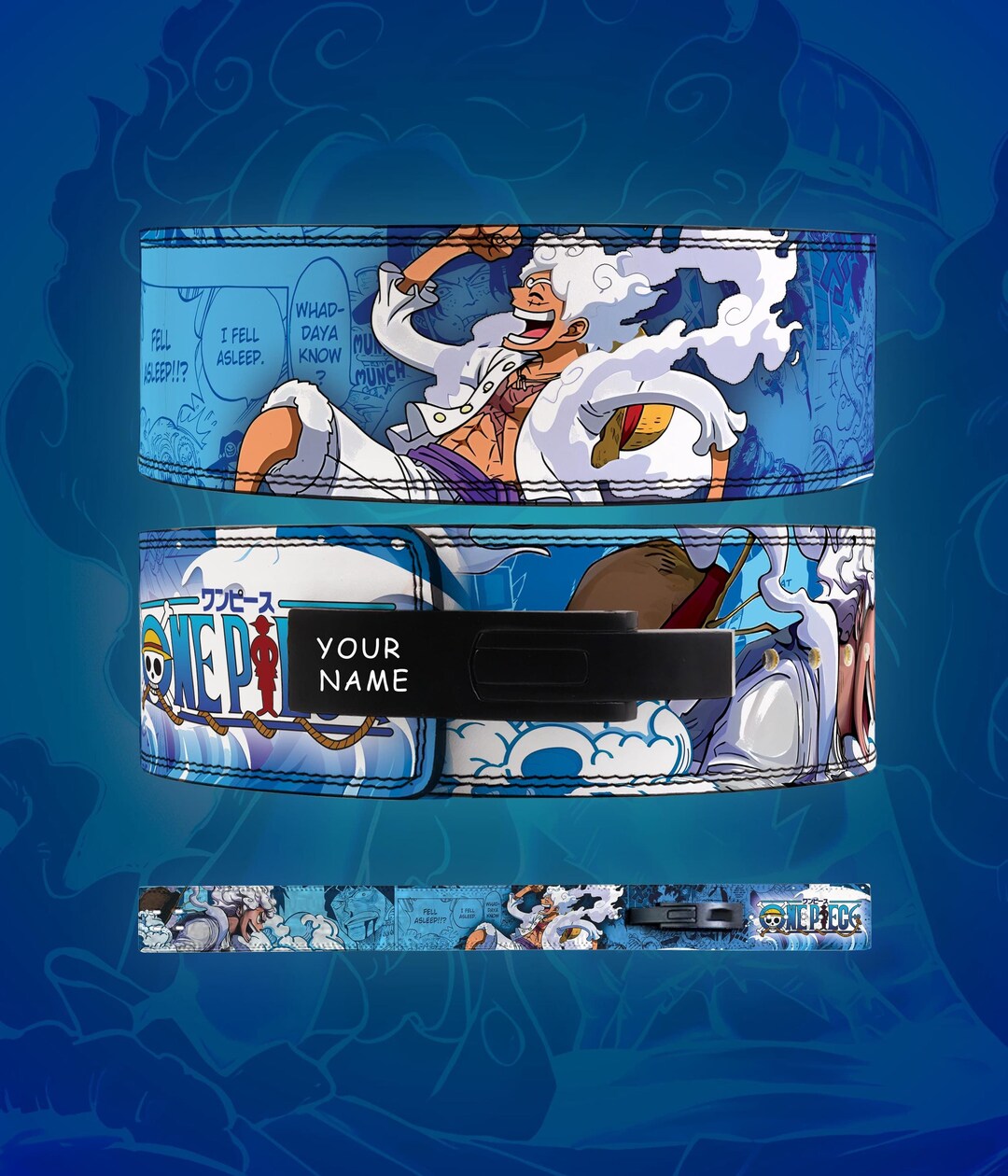 One Piece Anime Powerlifting Lever Belt Luffy Lever Lifting Belt ...