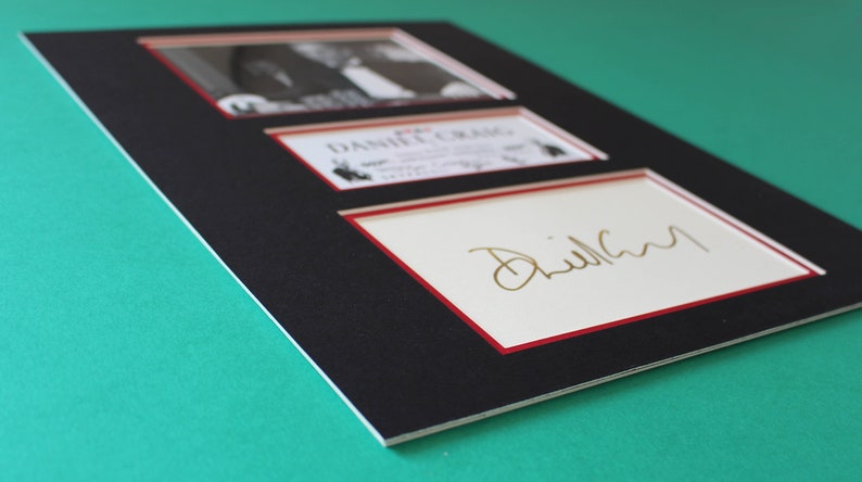 DANIEL CRAIG AUTOGRAPH Artistic Display James Bond 007 - Etsy