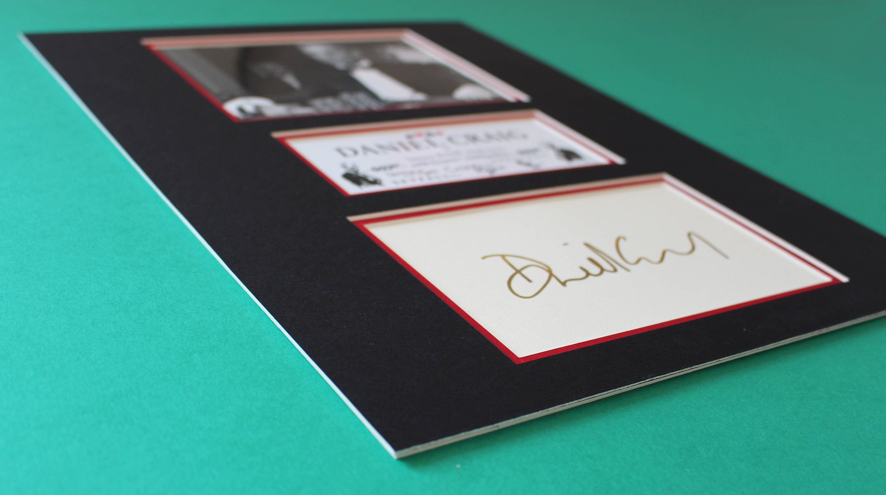 DANIEL CRAIG AUTOGRAPH Artistic Display James Bond 007 - Etsy