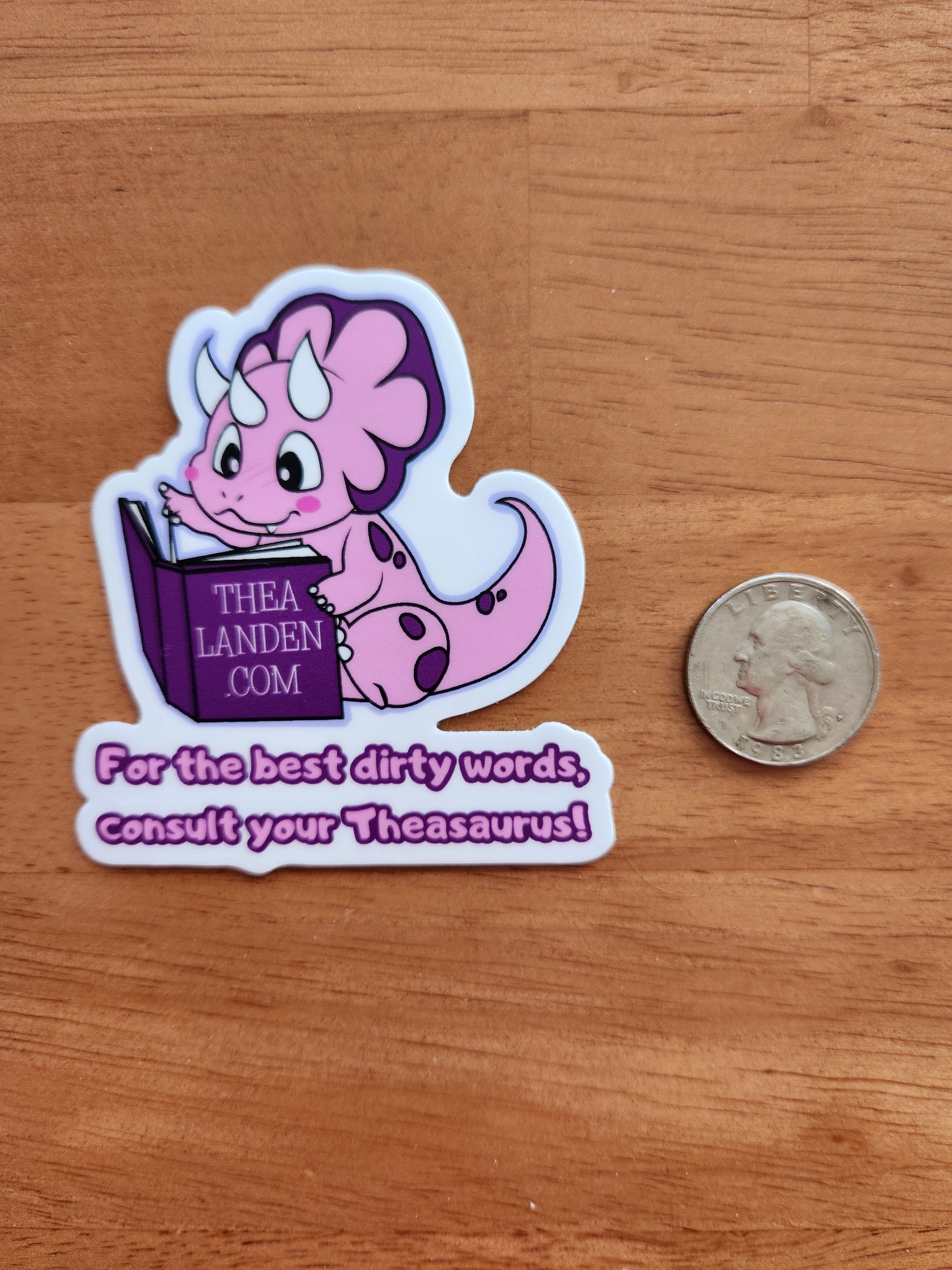 Theasaurus Sticker - Etsy