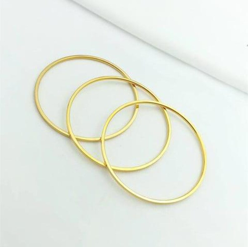 Elegant 3 Piece 18K Stainless Steel Bracelet Set - Hypoallergenic ...