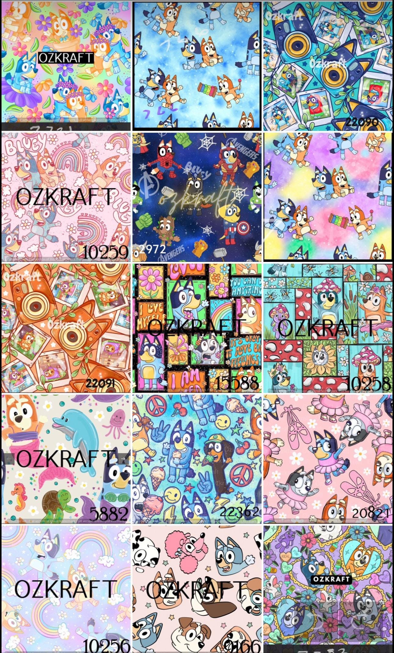 Blue Dog Heeler Canopy for Wonderfold Wagon, Rainbow Baby, or Joymor ...