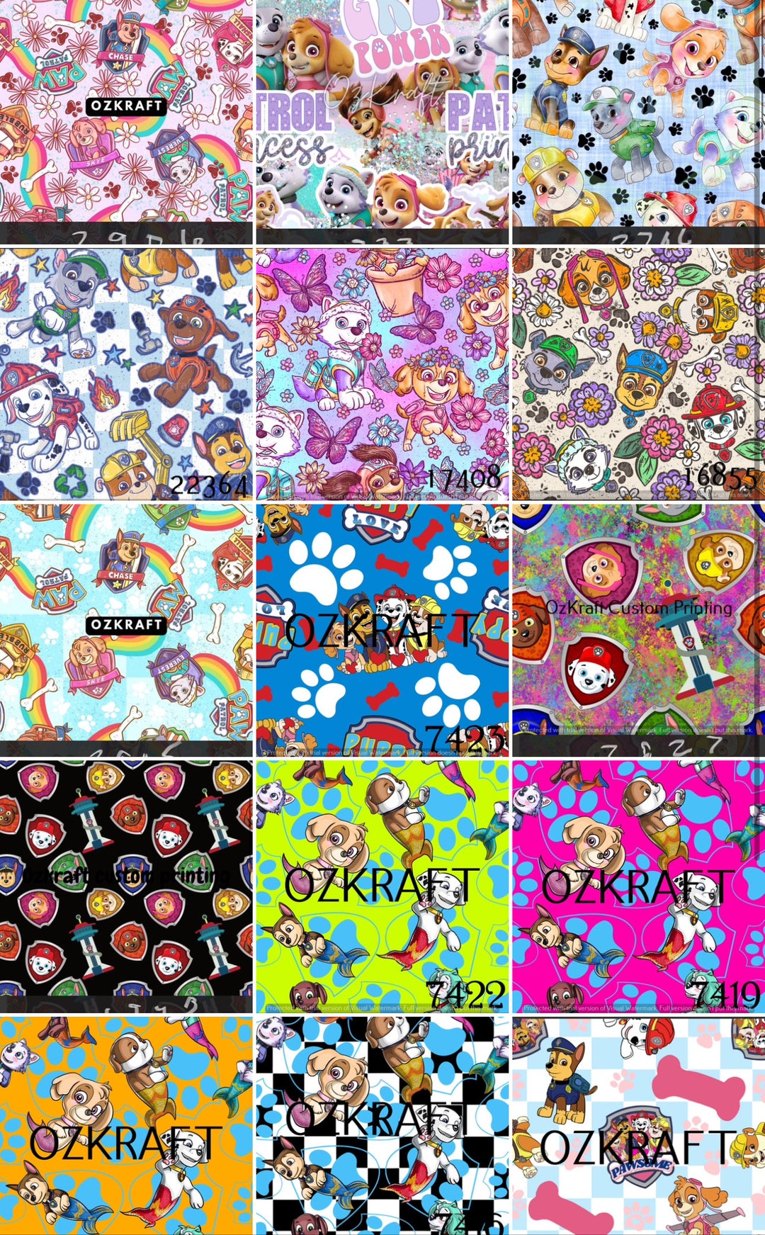 Pup Patrol Canopy for Wonderfold Wagon, Rainbow Baby, or Joymor Wagon ...