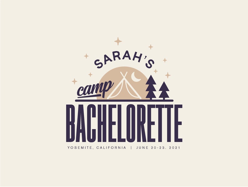 Custom Bachelorette Logos/ Bach Logos/ Design for You Logos/ Celebrate ...