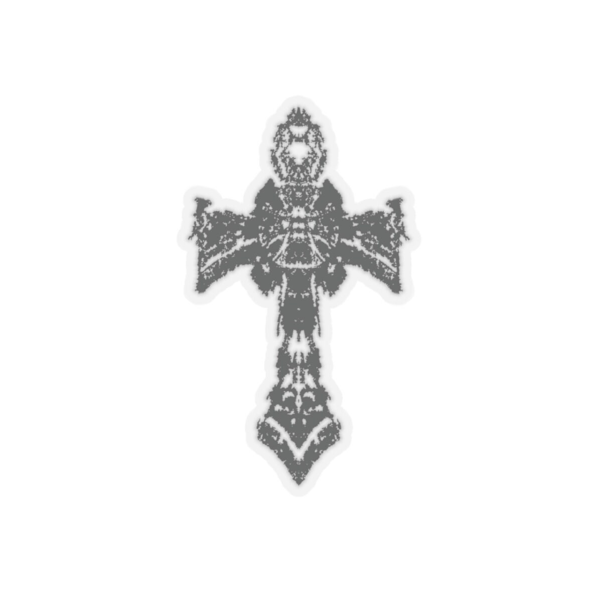 Cybersigilism Cross Sticker - Etsy