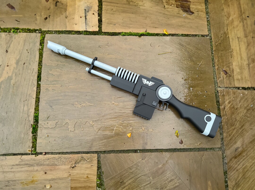 Lasgun 3D Printed Kit Lucius Pattern Cosplay, Life Size Warhammer 40K ...