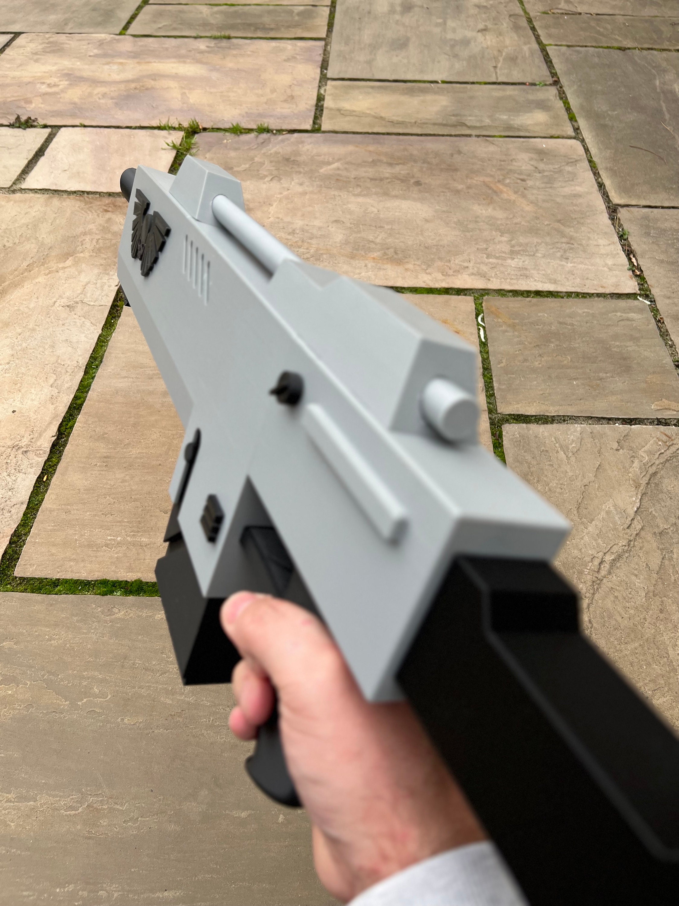 Lasgun 3D Printed Kit M36 Kantrael Pattern Cosplay, Life Size Warhammer ...