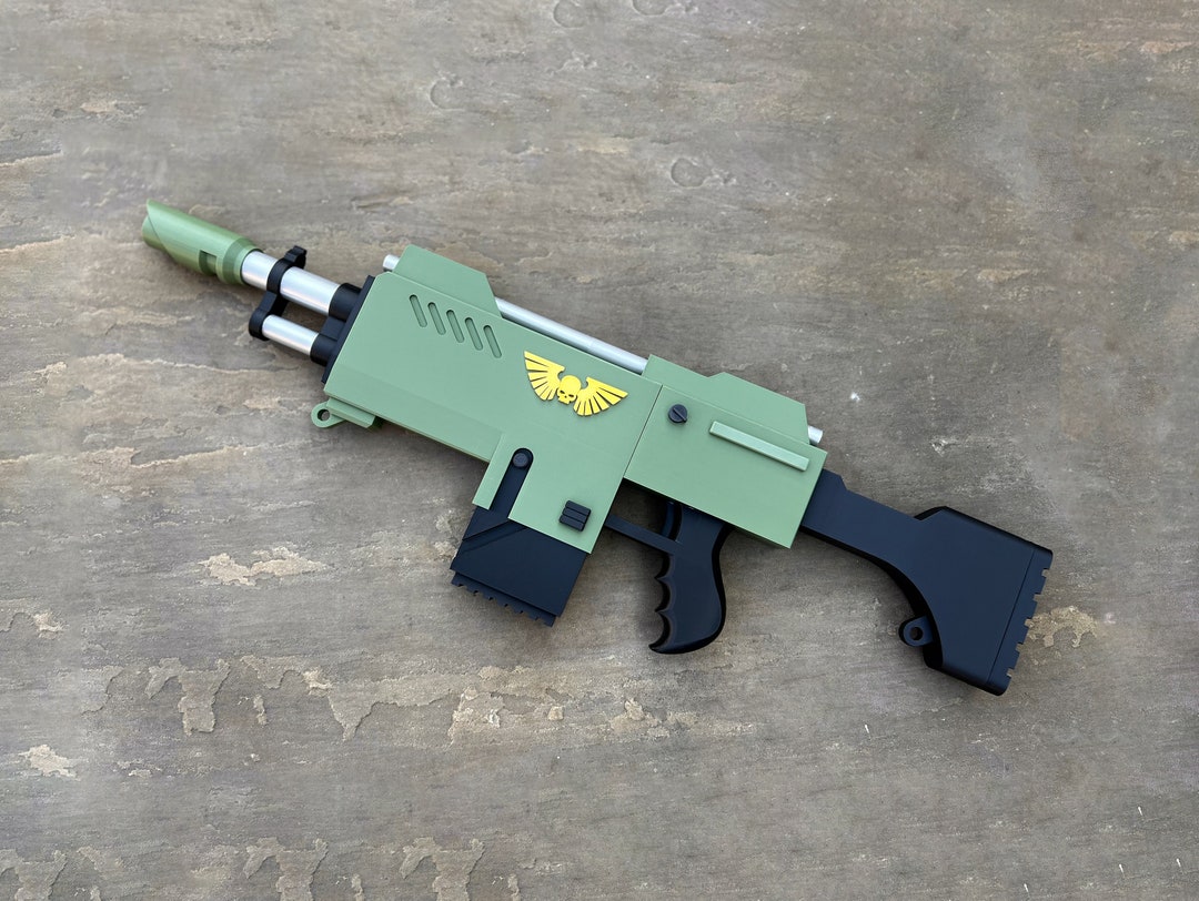 Lasgun Carbine Full Colour 3D Printed Kit Galaxy Pattern Cosplay, Life ...