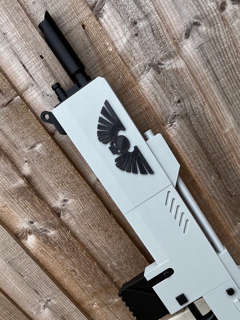 Lasgun 3D Printed Kit M36 Kantrael Pattern Cosplay, Life Size Warhammer ...