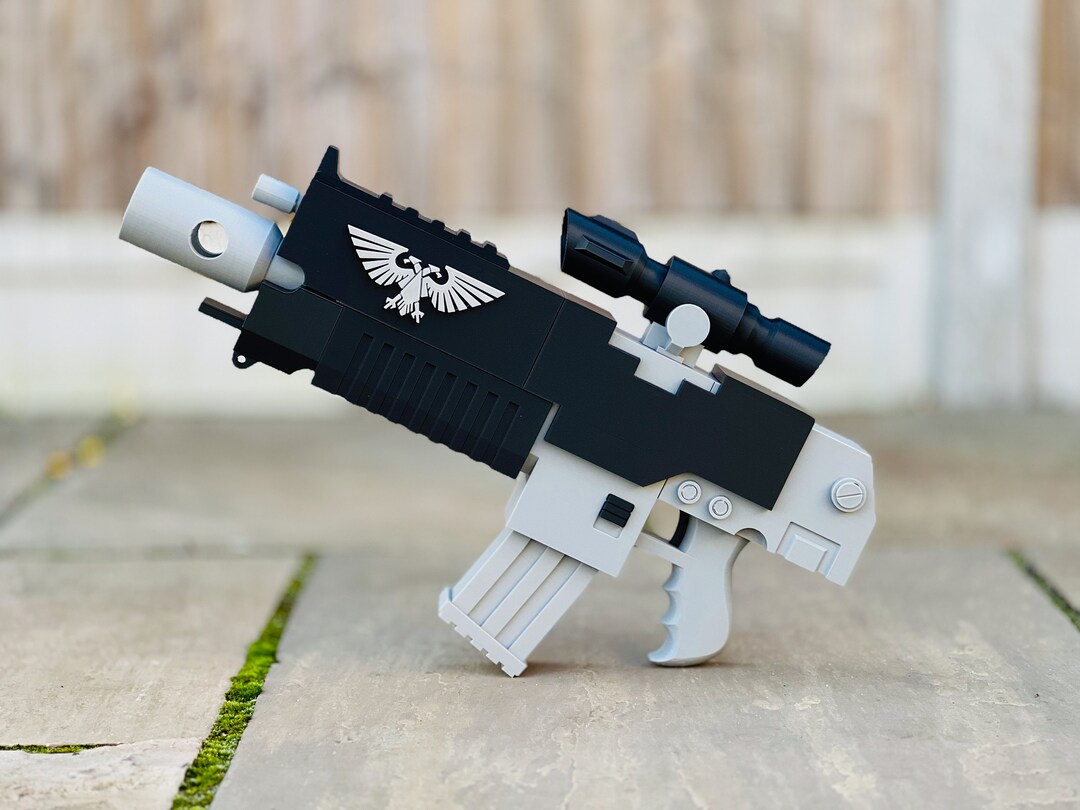 Space Marine Primaris Bolter 3D Printed Kit MKII Cawl Pattern Boltgun ...