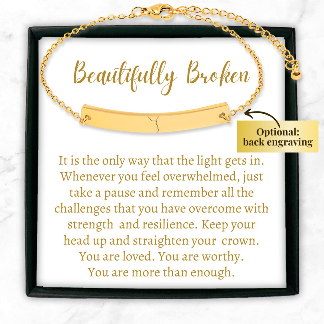 Personalized Beautiful Broken Bracelet Friendship Gift Perfectly ...