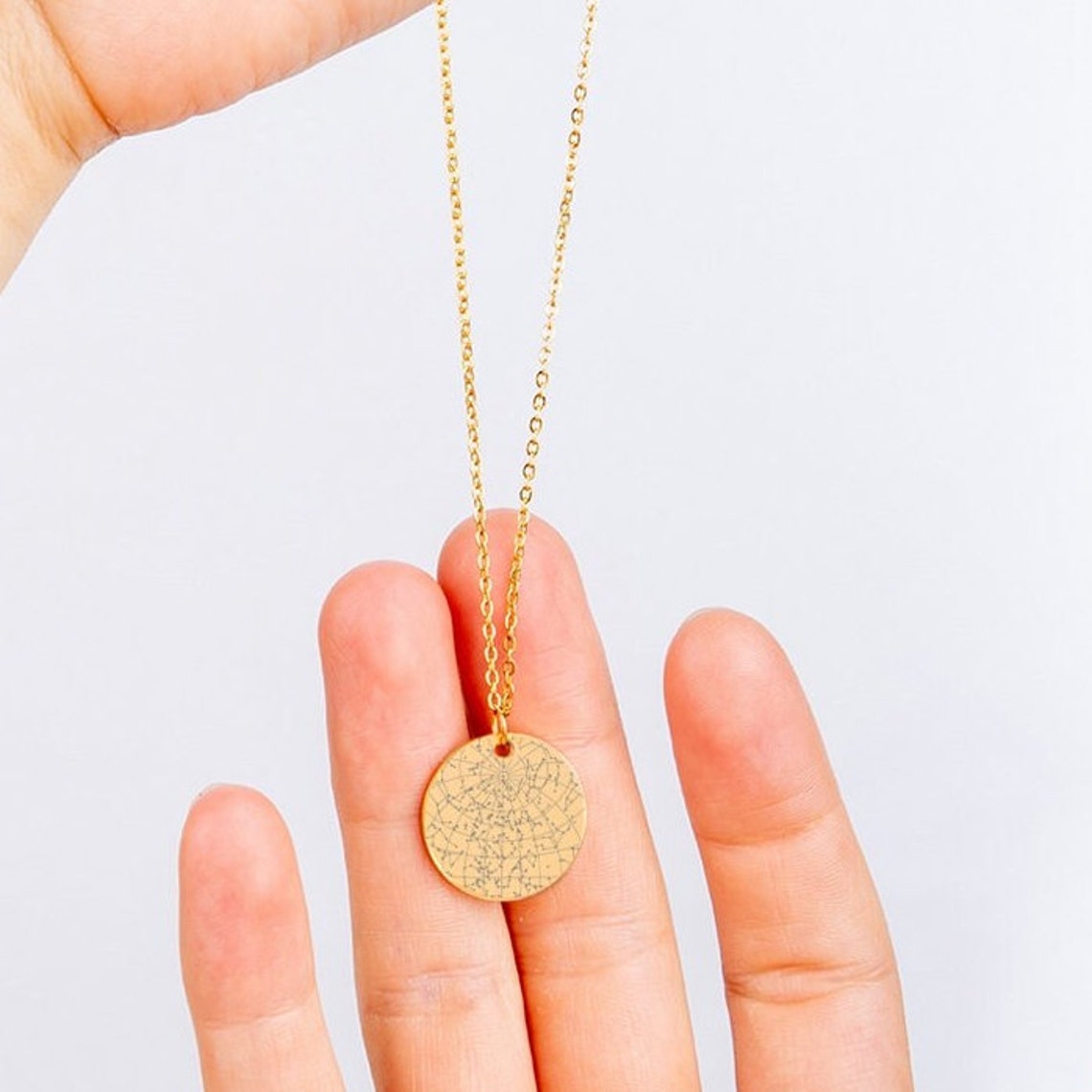 Personalized Stars Map Necklace Under This Sky Custom Star Map Necklace ...