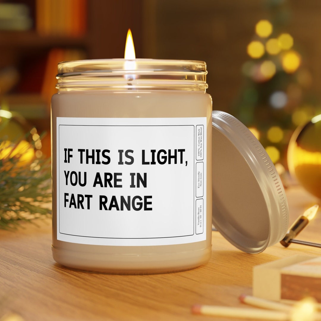If This is Light You Are in a Fart Range Candle Gift for Him, Light ...