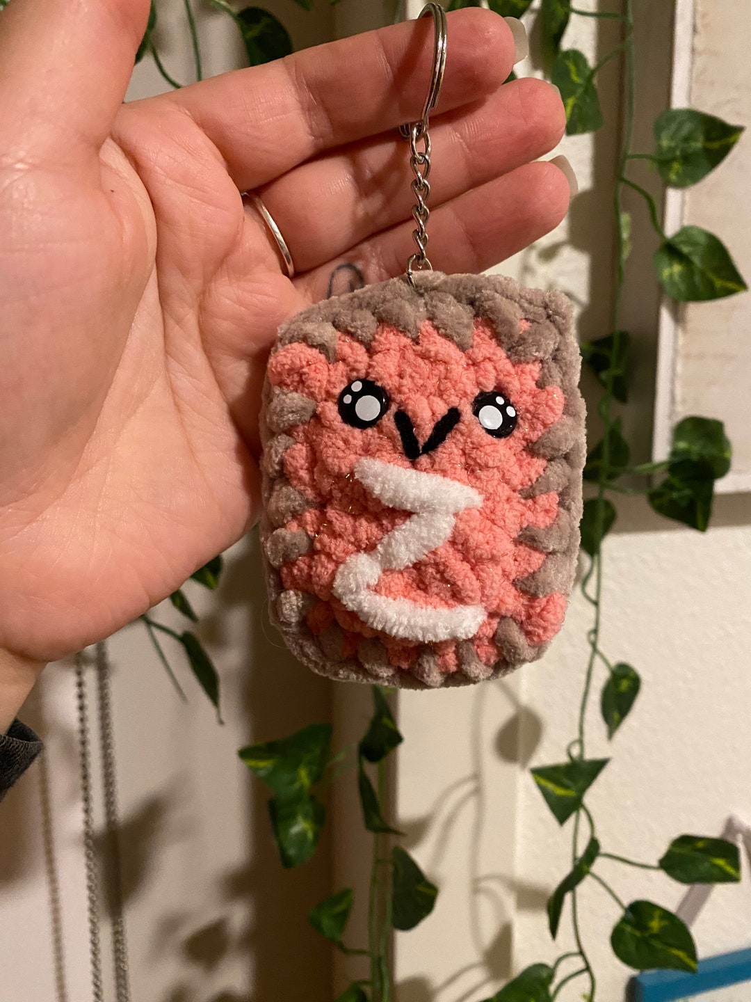 Strawberry Pastry Keychain - Etsy