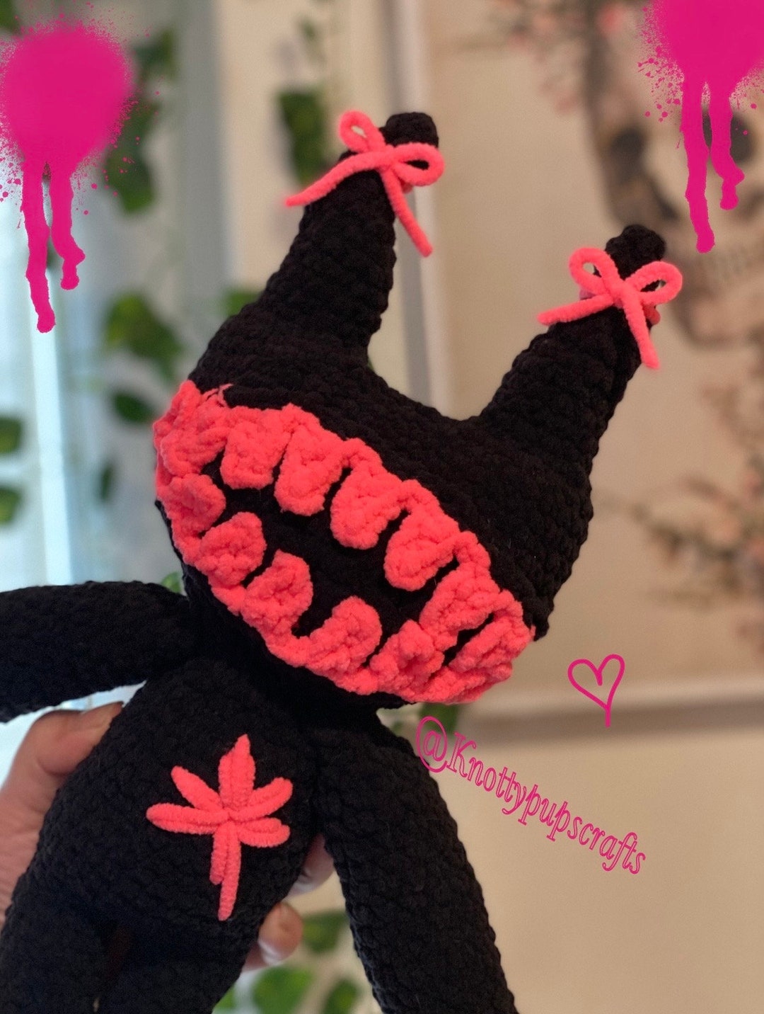 Ink Monster Crochet Plushie - Etsy