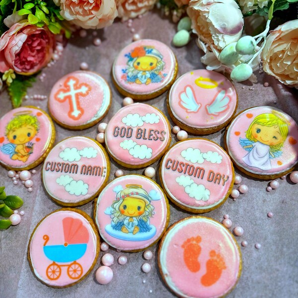 Baptism Cookie - Etsy
