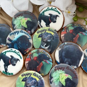 Personalized Edible Print Cookies for Special Day, Sweet Treats for ...