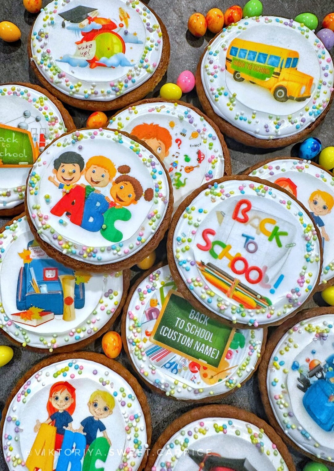 Personalized Edible Image Toppers, Custom Edible Image for Cupcake ...