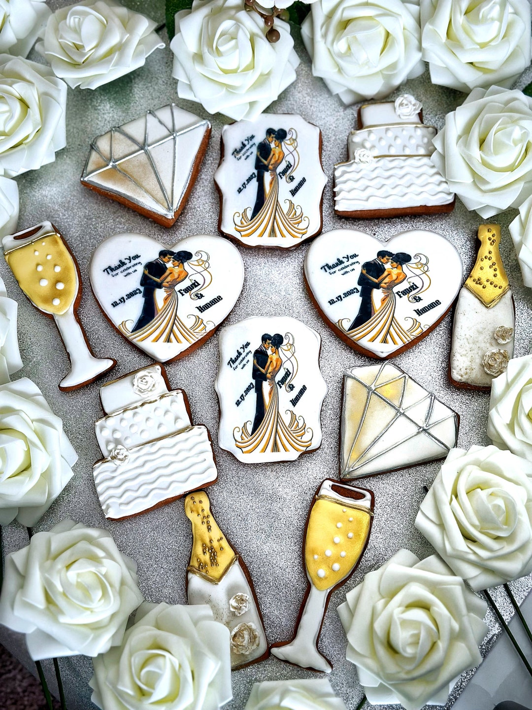 Your Design Cookie, Welcome Party Cookie ,1 Dozen Wedding Custom Cookie ...