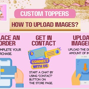 Square Edible Cupcake Toppers – Custom Photos on Wafer or Icing Sheet ...