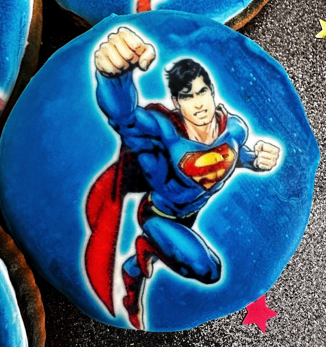 Homemade Superhero Cookie Set Kids Birthday Cookie Avenger - Etsy