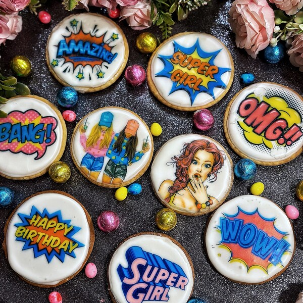 Pop Art Cookies - Etsy