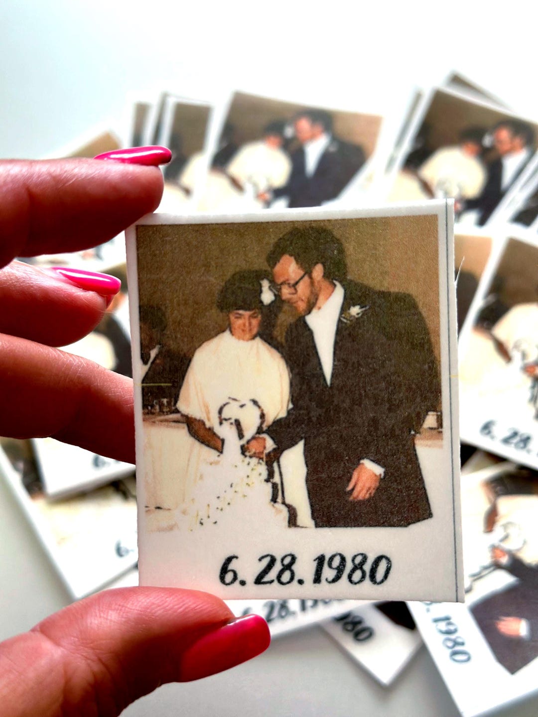 Square Edible Cupcake Toppers – Custom Photos on Wafer or Icing Sheet ...