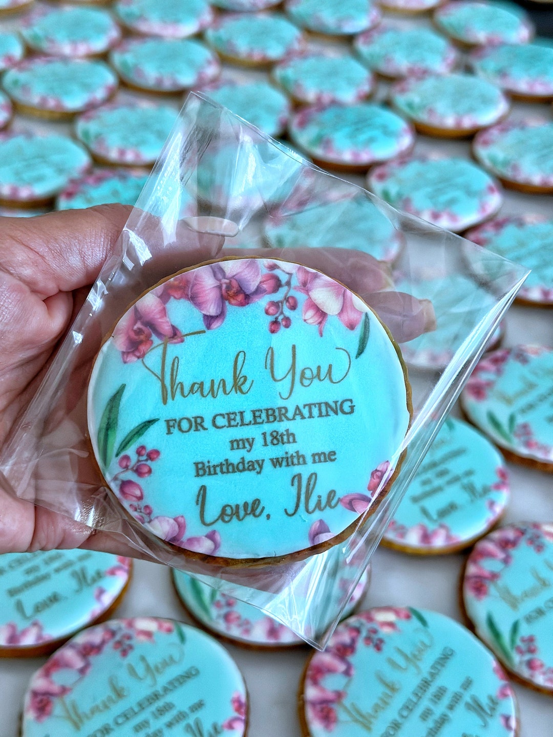 Welcome Party Favors, Personalized Baby Shower Cookie, Welcome Party ...